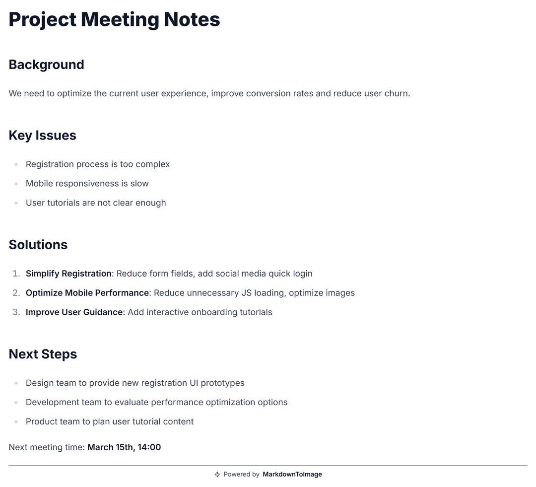 Markdown To Image Converter | Markdown, Code & README | MarkdownToImage